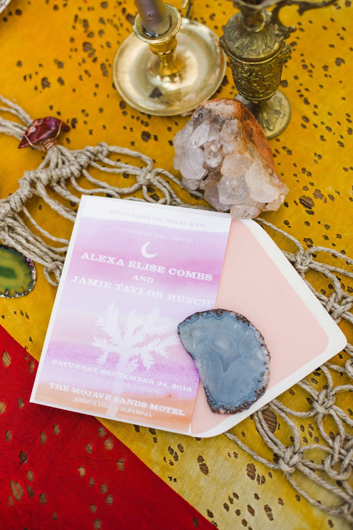 Styled Shoot at Mojave Sands by Sage & Swan - Joshua Tree Events Collective